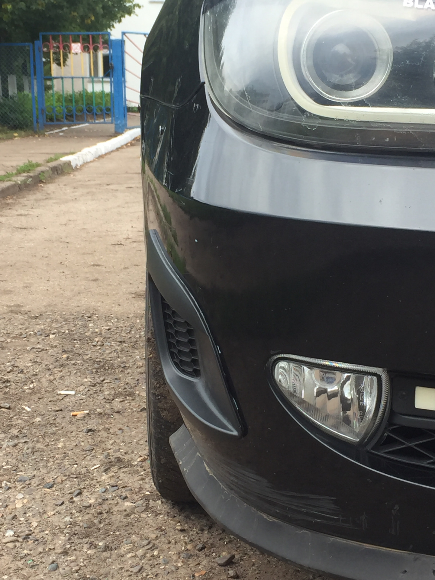 Тюнинг бампера (молдинг от калины) — Lifan 620, 1,6 л, 2011 года ...