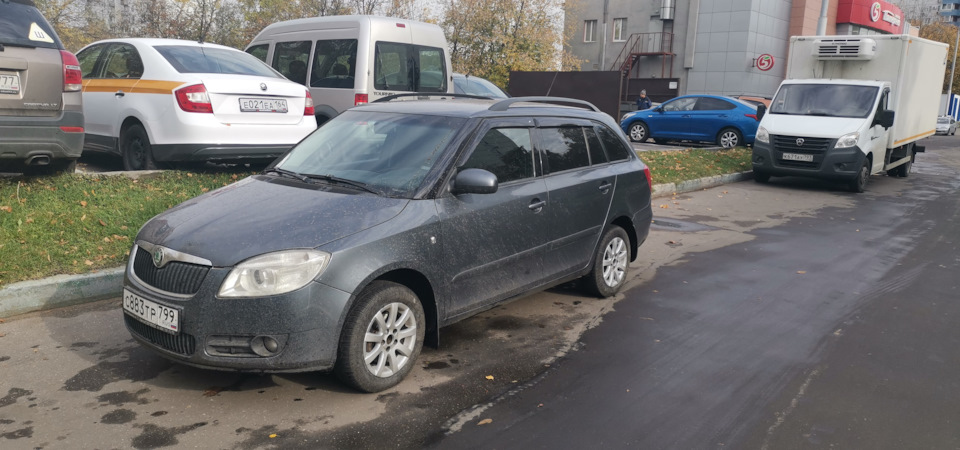 Установка релингов на шкоду фабия комби — DRIVE2