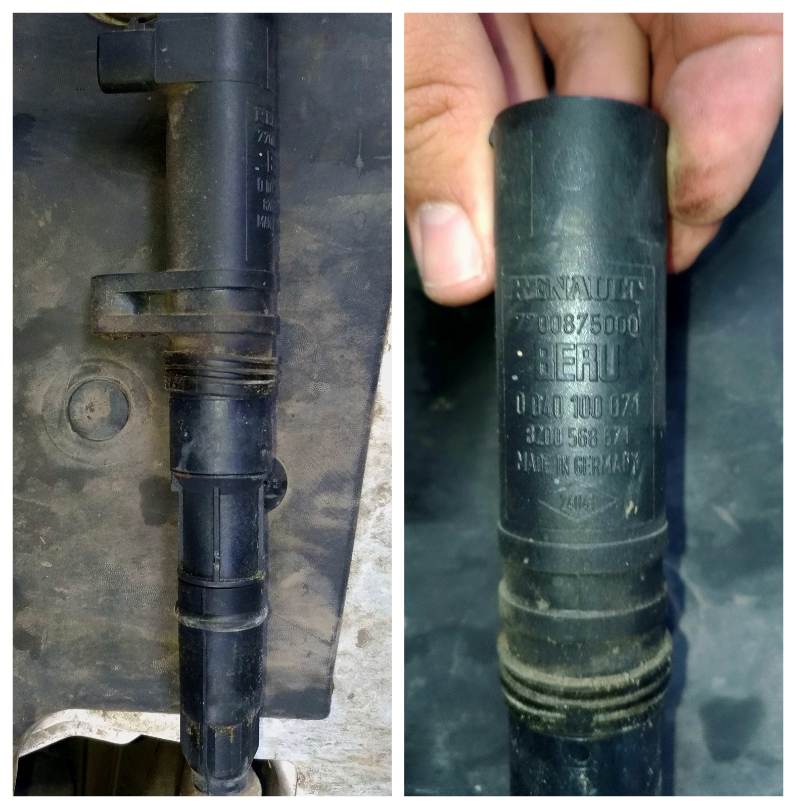 Замена наконечников и установка уплотнительных колец на катушеки ...