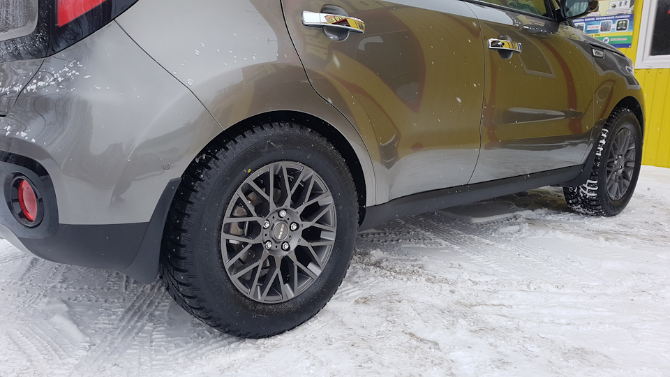 Ещё немного зимы на новых траках :) — KIA Soul (2G), 2 л, 2018 года ...