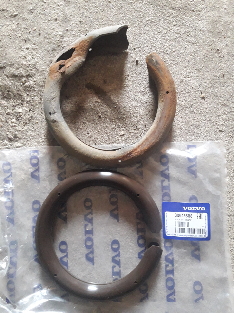 30645888 ПРОСТАВКА ЗАДНЕЙ ПРУЖИНЫ НИЖНЯЯ. Volvo | Запчасти на DRIVE2