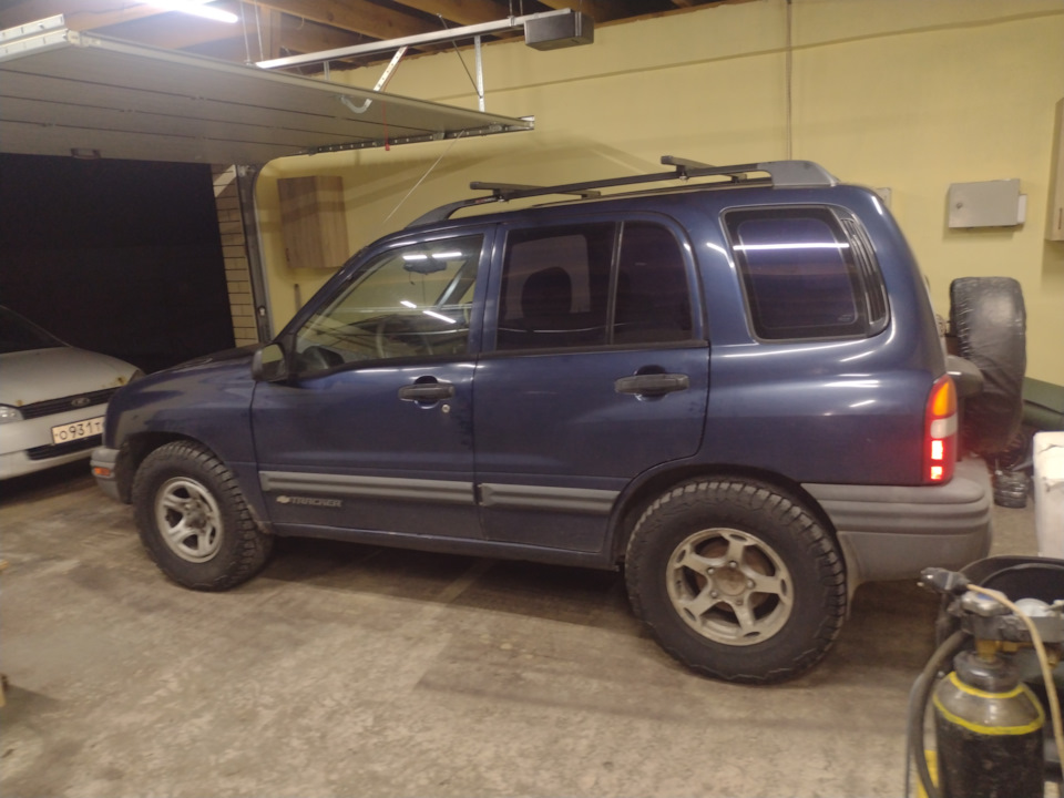 29-ые колеса! Nokian outpost a/t 235/75/15 — Chevrolet Tracker II, 2 л ...