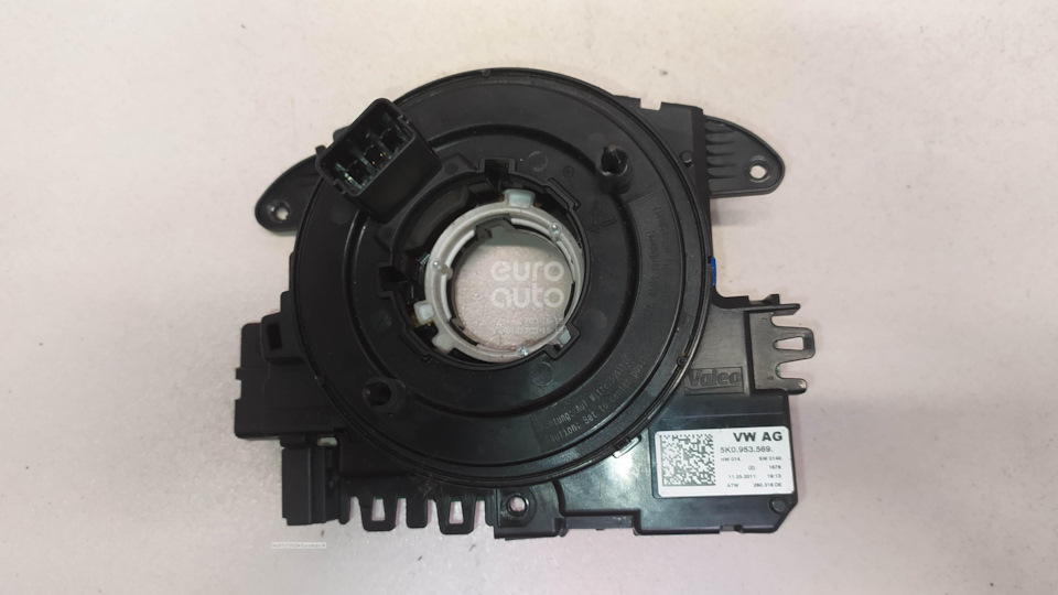 5K0953569E Механизм подрулевой для SRS (ленточный) VW Jetta 2011>;Golf ...