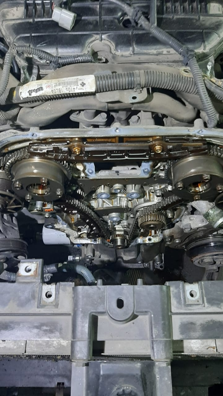 #17 Замена прокладок маслоканалов VQ25HR — Infiniti G25, 2,5 л, 2011 ...