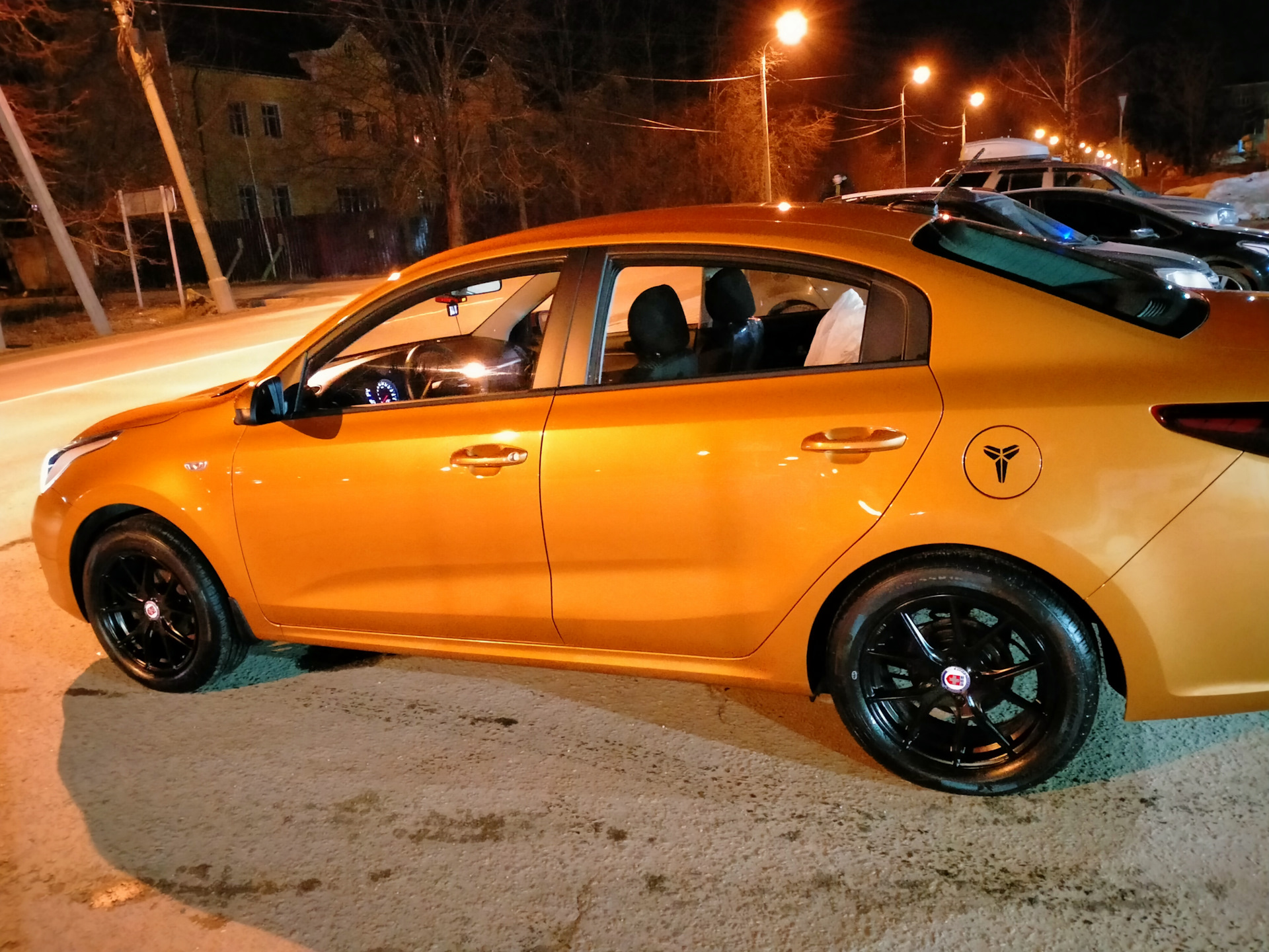 New hre black matt r16 — KIA Rio (4G), 1,6 л, 2019 года | колёсные ...