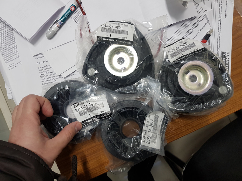 Замена передних стоек — Mazda CX-5 (1G), 2,5 л, 2013 года | визит на ...