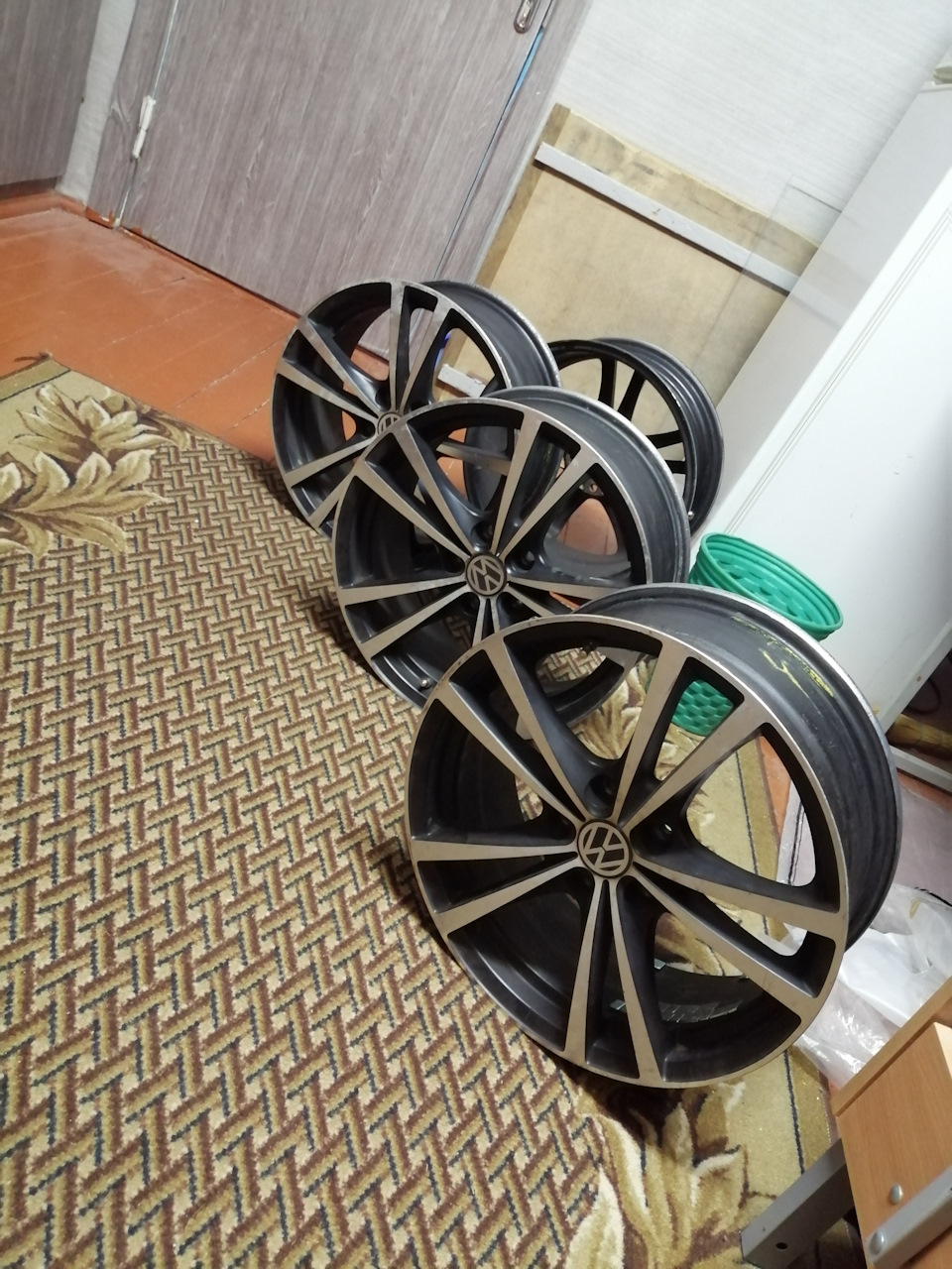 Диски на лето R17 5x112 — Volkswagen Sharan (1G), 1,9 л, 1998 года ...