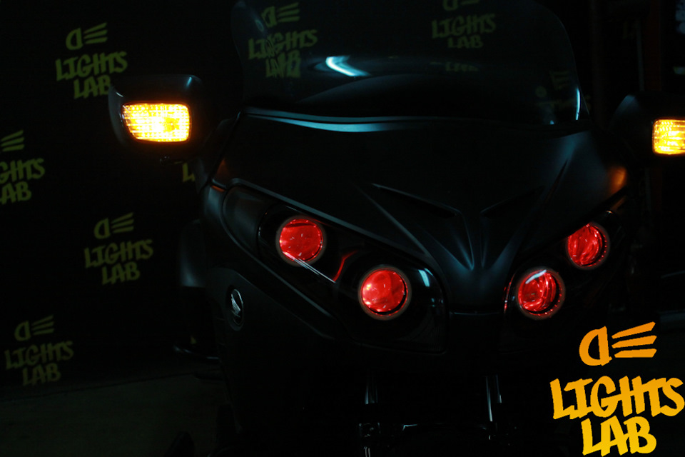 Honda Gold Wing мощный тюнинг фар Хонда Голд Винг — lightslab.ru ...
