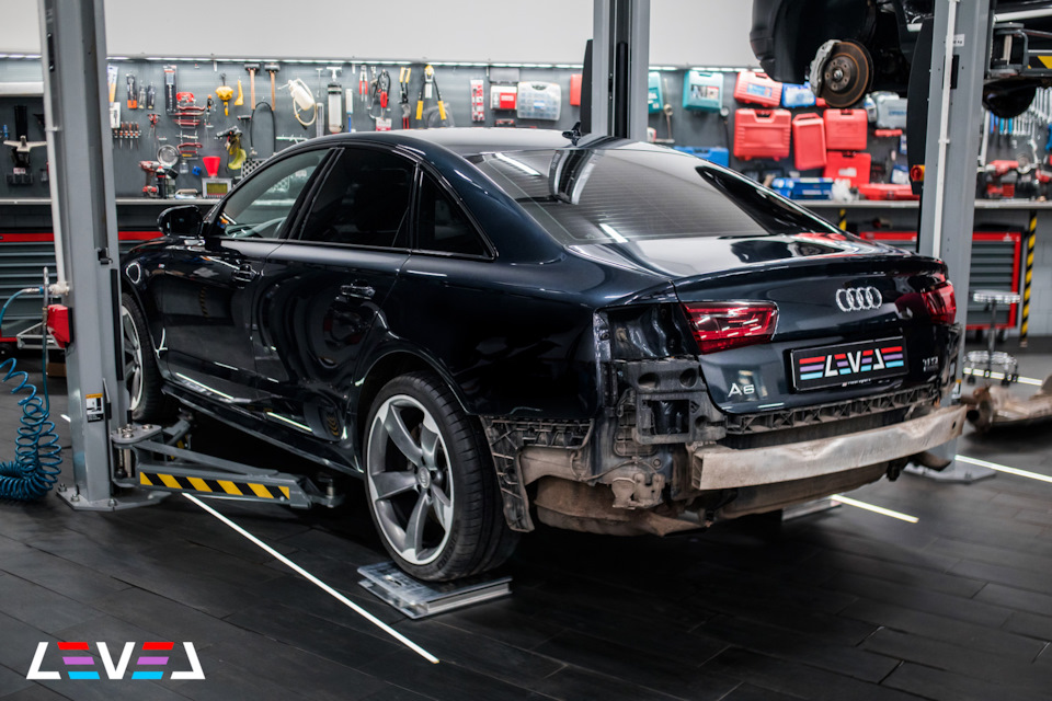 #24 Ванные процедуры в LEVEL Performance — Audi A6 (C7), 2 л, 2016 года | мойка | DRIVE2