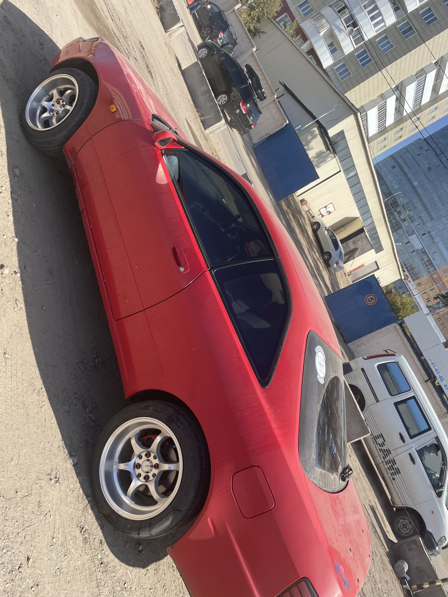 Тонировка в круг 35% — Toyota Corolla Levin (AE110/111), 1,6 л, 2000 ...