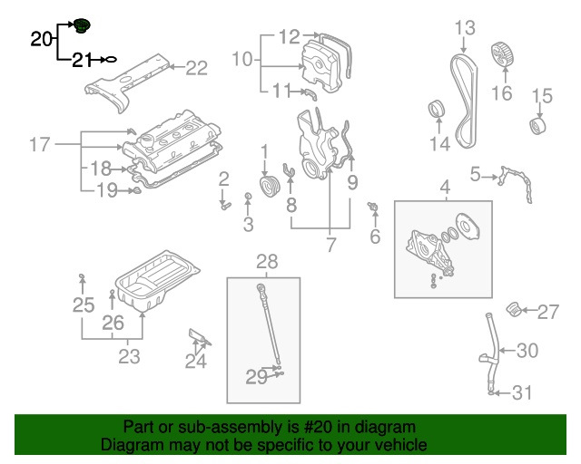 2651026600 Крышка маслозаливной горловины KIA HYUNDAI | Запчасти на DRIVE2