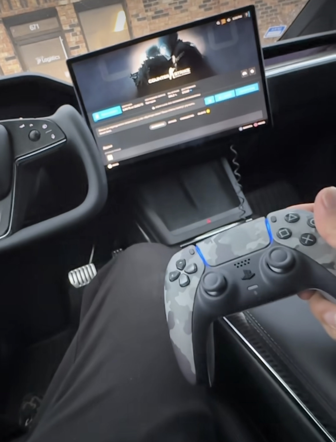 Ps5 joystick with Tesla x Plaid — Tesla Model X, 2022 года | аксессуары ...