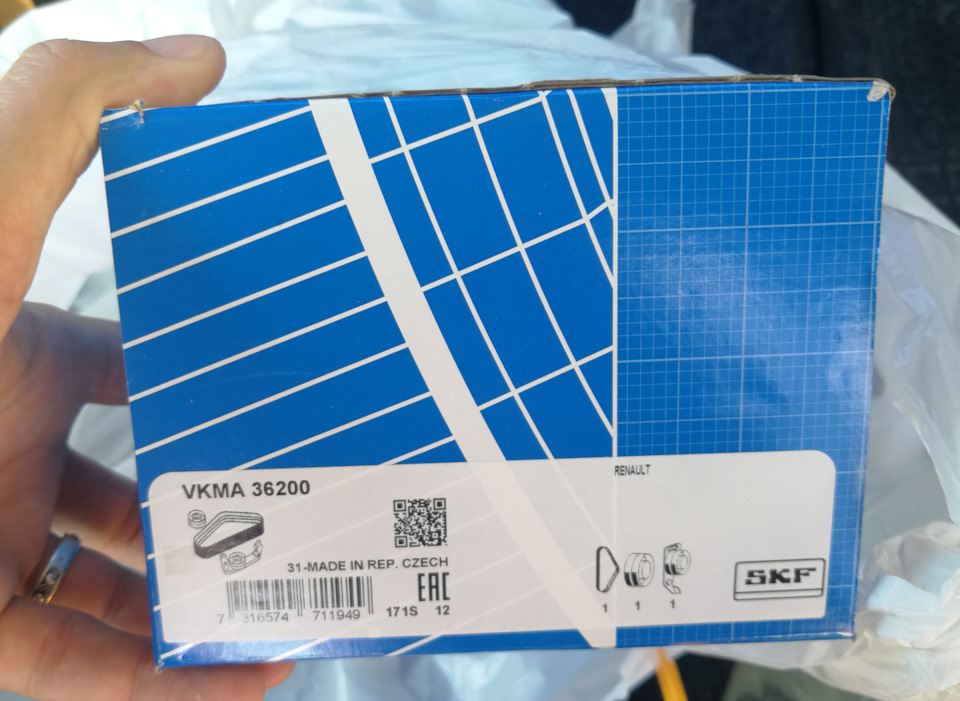 ТО после покупки. Renault Kangoo 1.6i 16V 4x4, комплект ГРМ + комплект ...