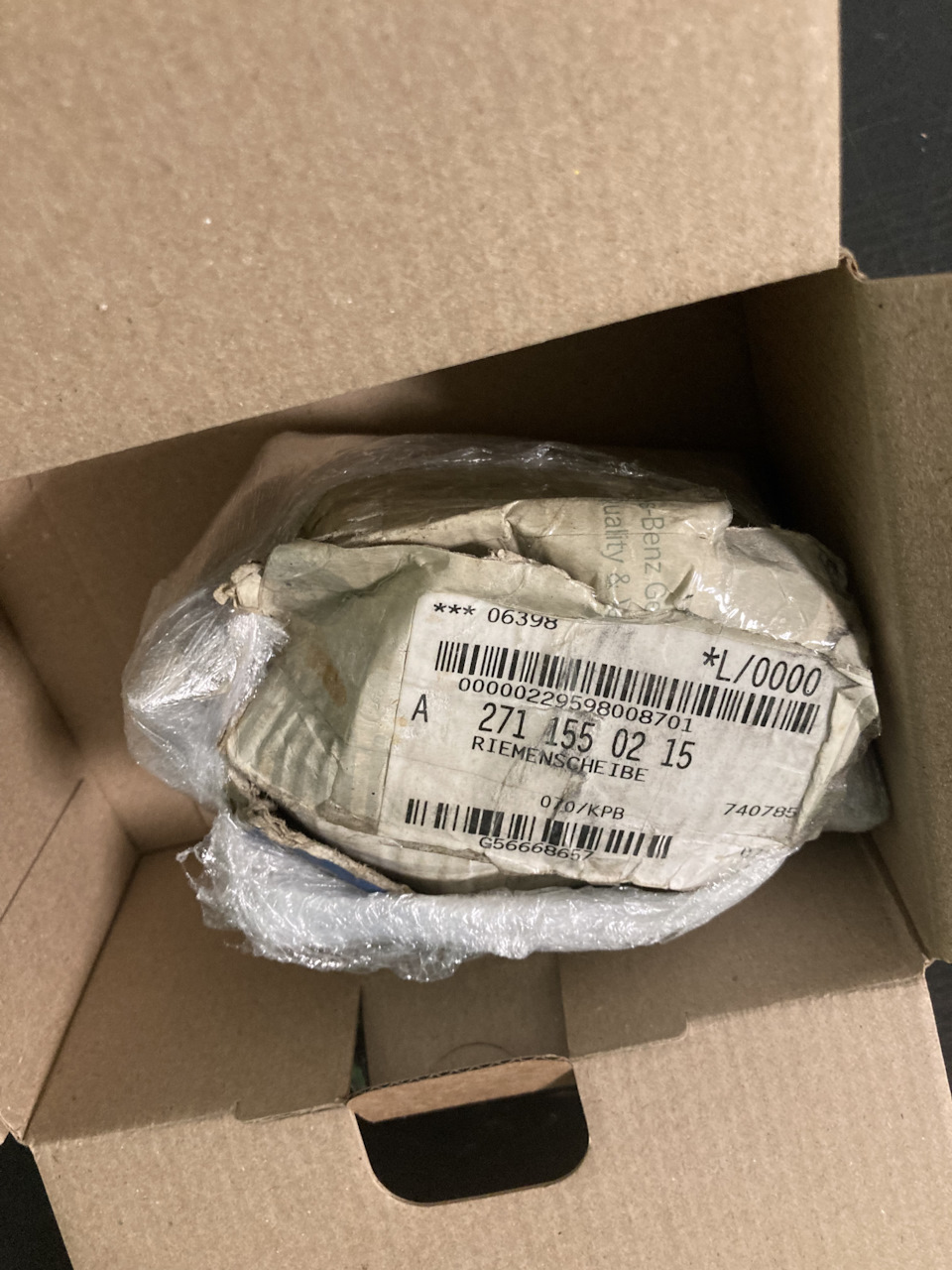 A2711550215 Шкив генератора Mercedes | Запчасти на DRIVE2