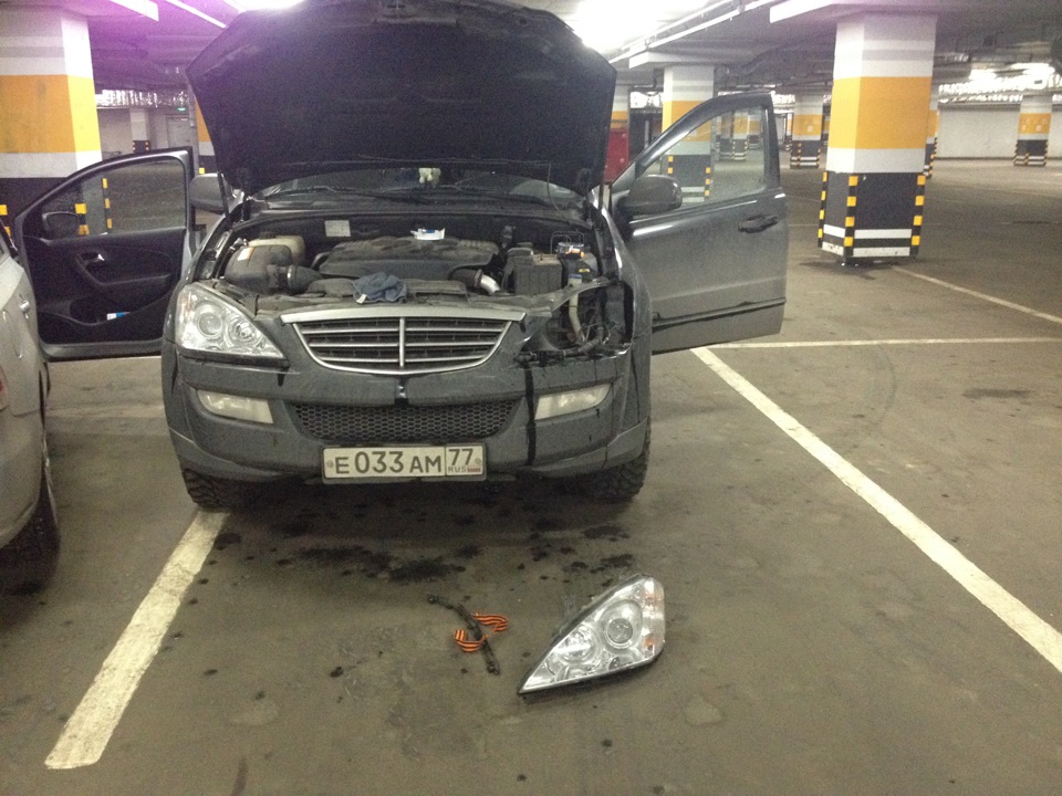 Галогенки — SsangYong Kyron, 2 л, 2012 года | электроника | DRIVE2