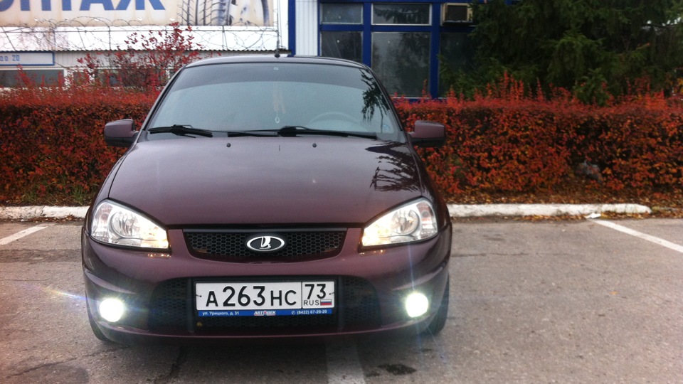 Глушитель STT — Lada Калина Спорт (1G), 1,6 л, 2012 года | тюнинг | DRIVE2