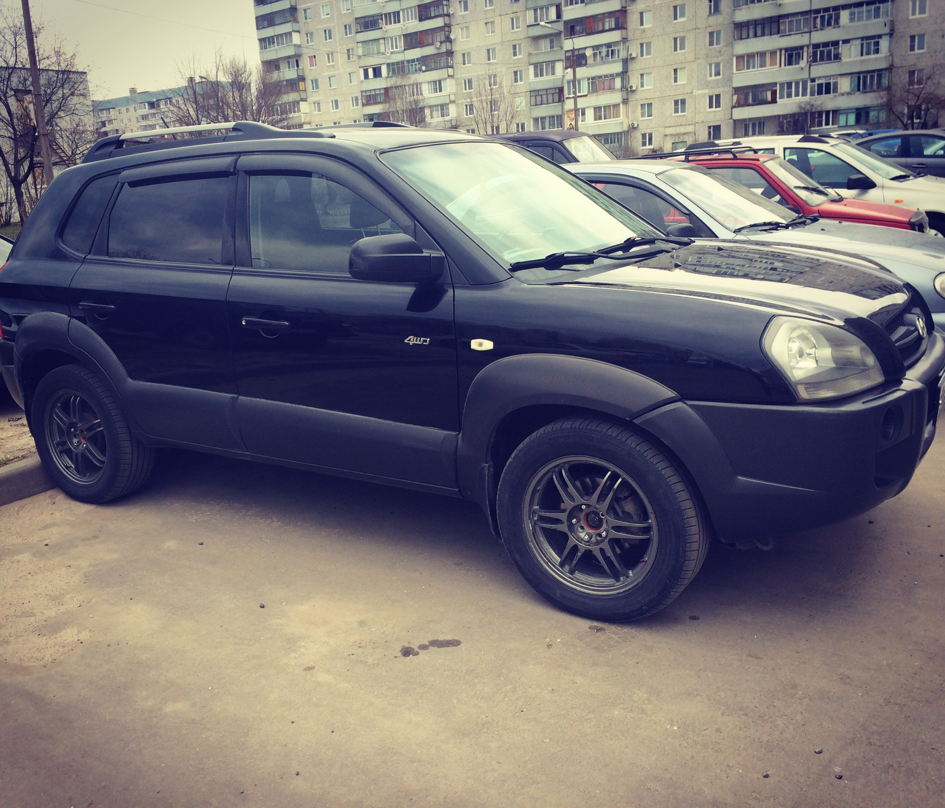 Переобулись на лето, пару слов о зимней резине — Hyundai Tucson (JM), 2 ...