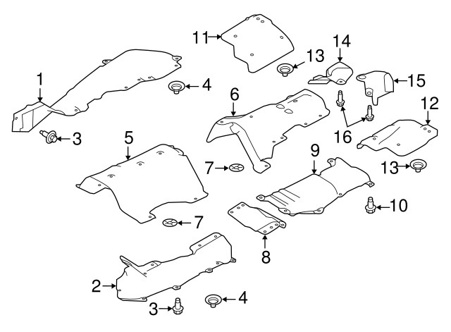 LR139286 Тепловой экран Jaguar Land Rover | Запчасти на DRIVE2