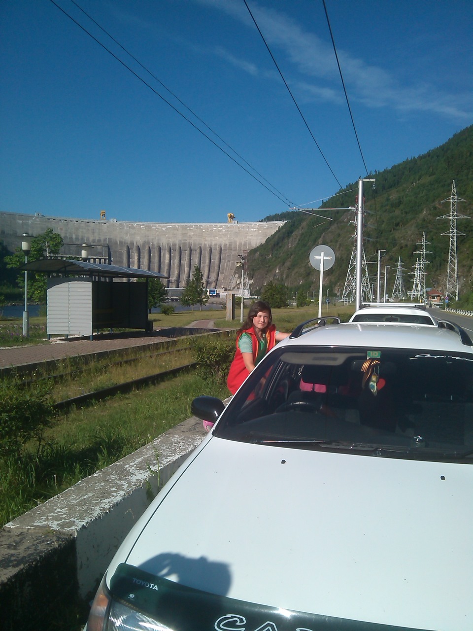Поездка в соседний Красноярский край. — Toyota Caldina (190), 2 л, 1995 ...