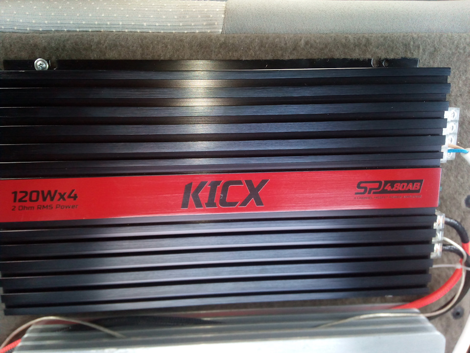 Kicx sp 4.80 ab — Lada Калина Универсал (1G), 1,4 л, 2008 года | автозвук | DRIVE2