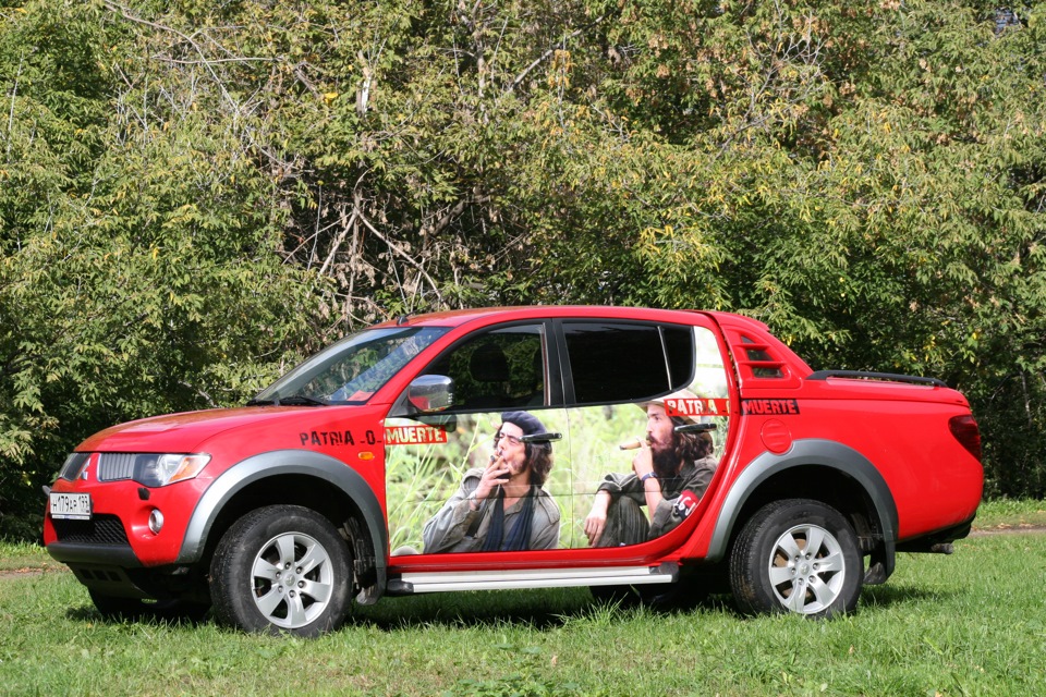 И снова "Che"…Фотосессия — начало… — Mitsubishi L200 (4G), 2,5 л, 2008 ...