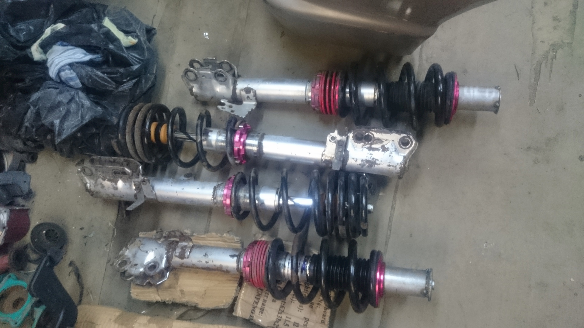 Kayaba tanabe sustec pro — Toyota Mark II Qualis, 2,5 л, 1999 года ...