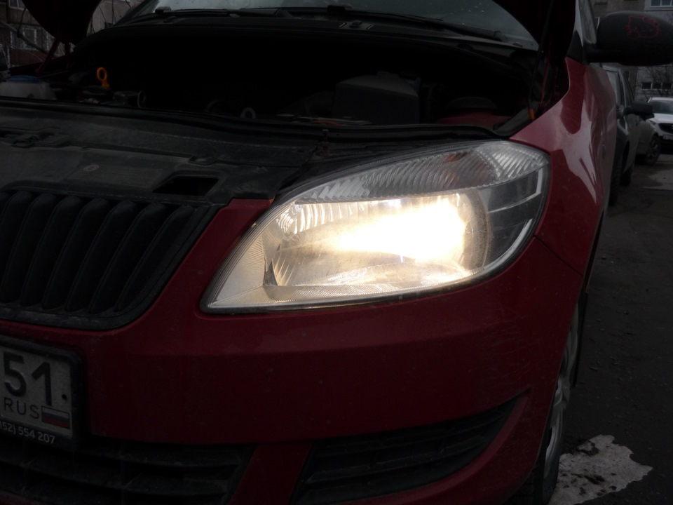 Osram COOL BLUE Hiper — Skoda Fabia Mk2, 1,2 л, 2012 года | расходники ...