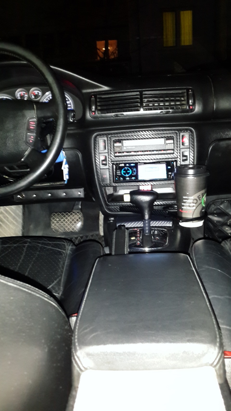 Замена рамки 2din на 1din+подстаканник с дорестайла — Volkswagen Passat ...