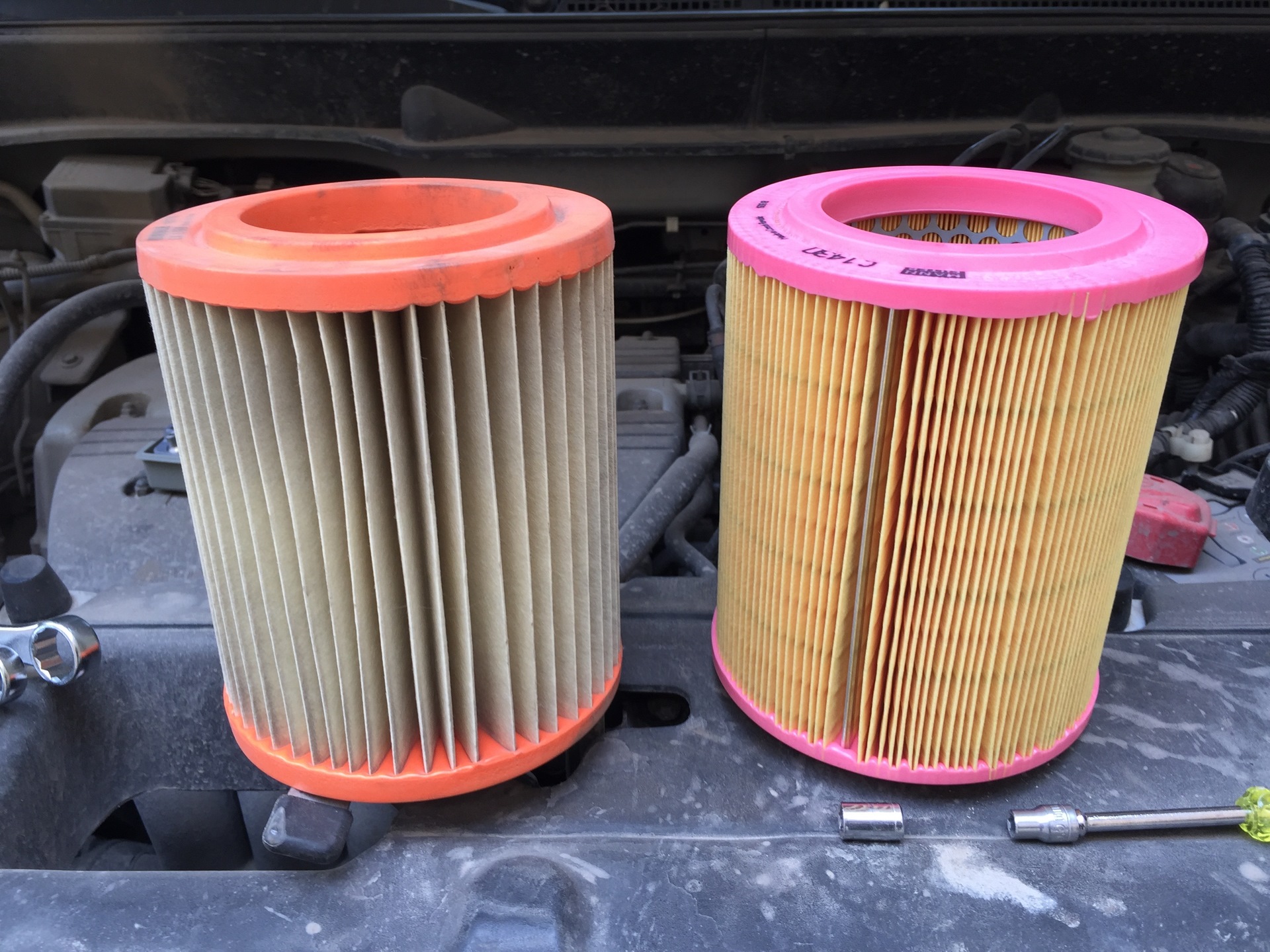 Сравнение воздушных фильтров — Honda Element, 2,4 л, 2004 года | запчасти | DRIVE2