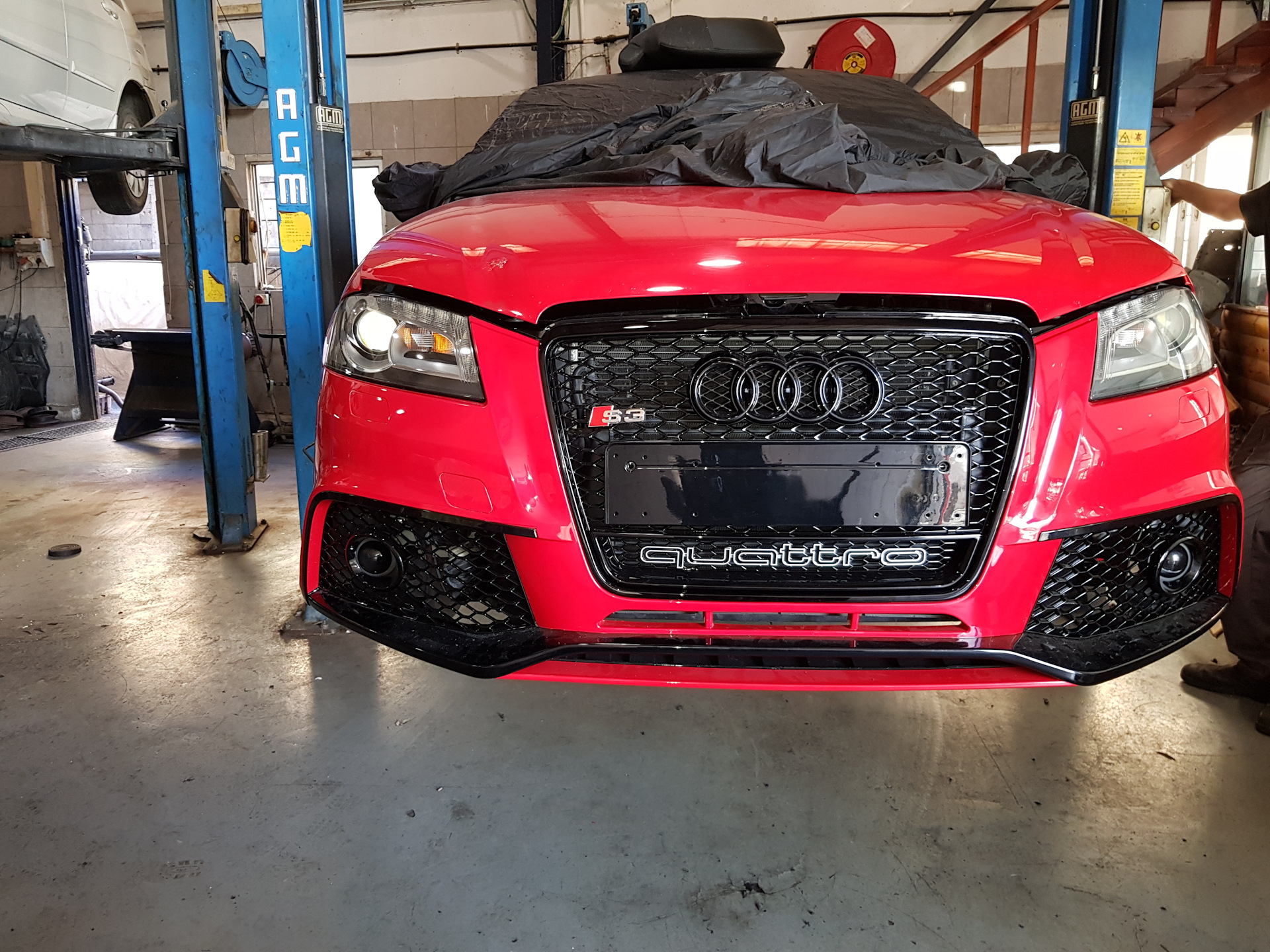 Bumper installed — Audi S3 (8P), 2 л, 2011 года | тюнинг | DRIVE2