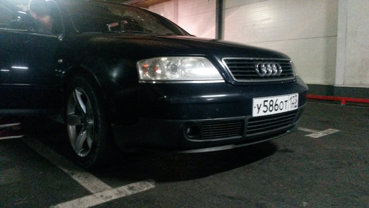 Губа переднего бампера и немного колхоза)) — Audi A6 Avant (C5), 1,9 л, 1999 года | стайлинг ...