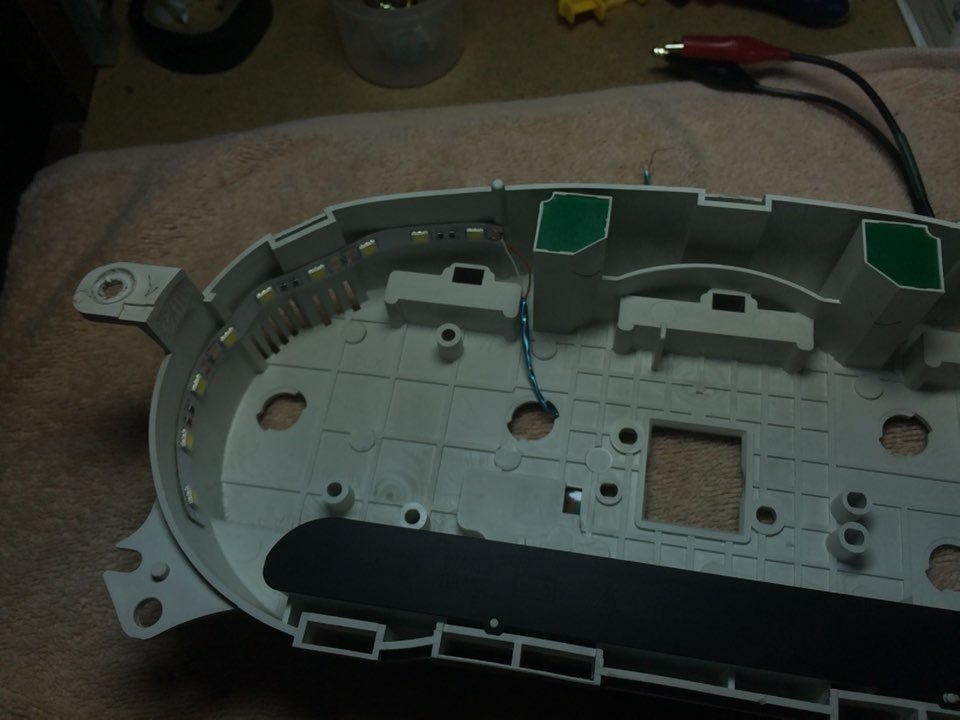 LED Лента в приборку — Hyundai Accent (2G), 1,6 л, 2008 года | своими ...