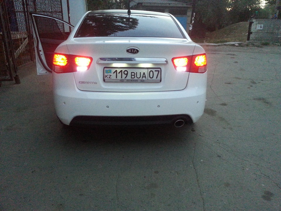 Диодизация+шторки — KIA Cerato (2G), 1,6 л, 2012 года | аксессуары | DRIVE2