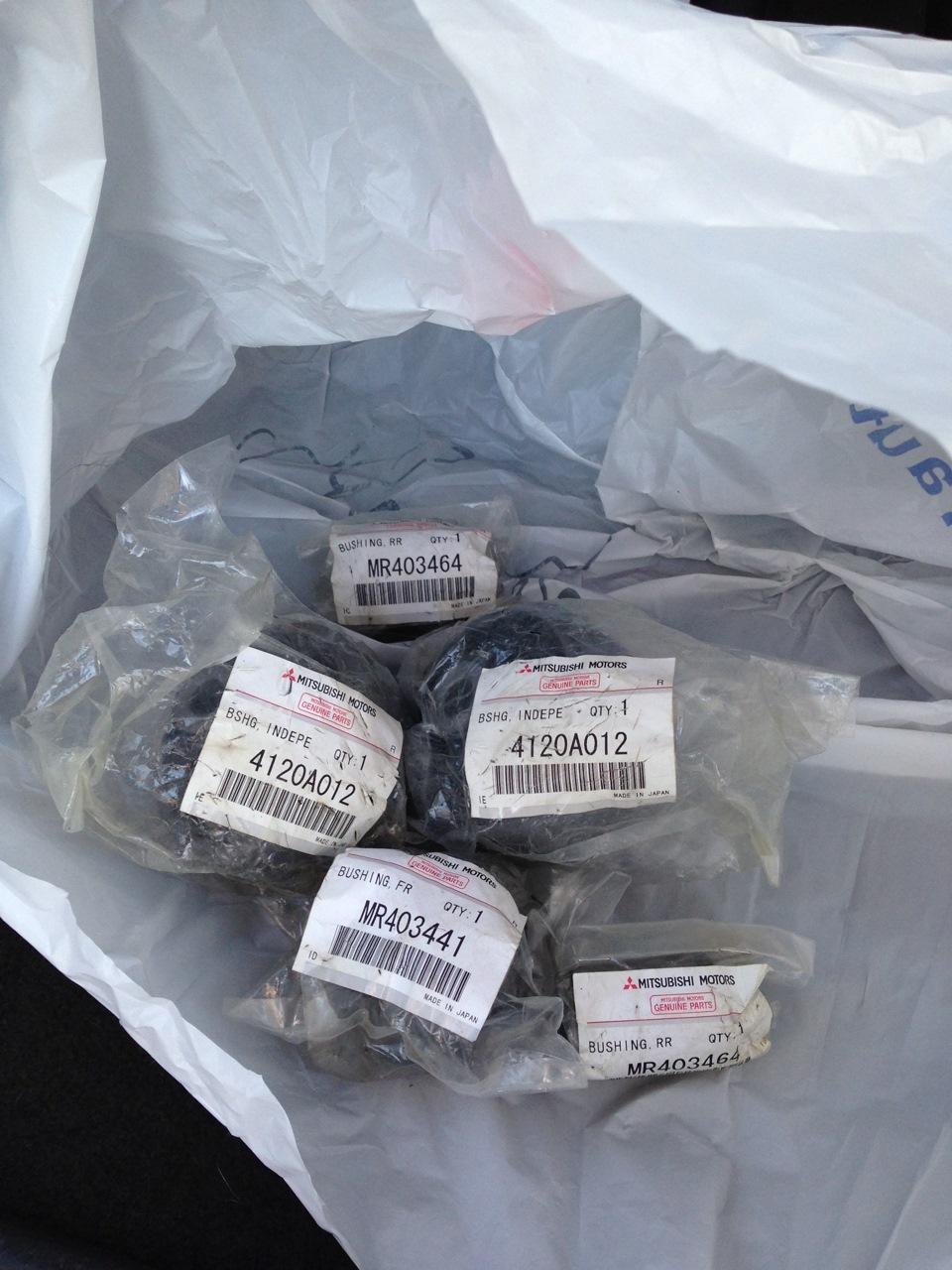 Ремонт ходовой — Mitsubishi Outlander (1G), 2 л, 2005 года | своими ...