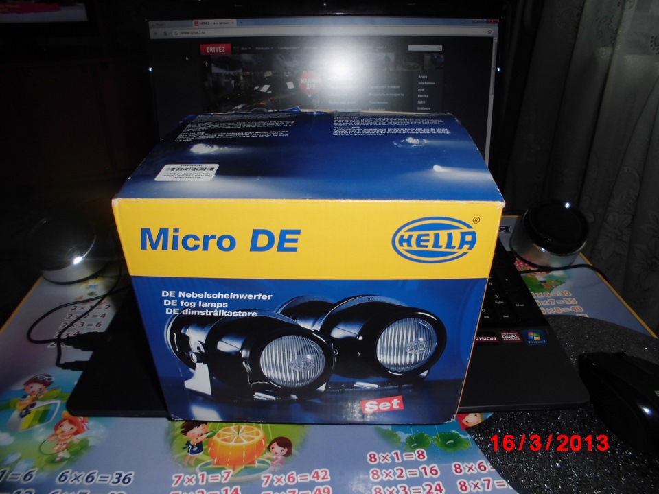 Hella Micro DE — Daewoo Nexia (N150), 1,6 л, 2011 года | аксессуары | DRIVE2