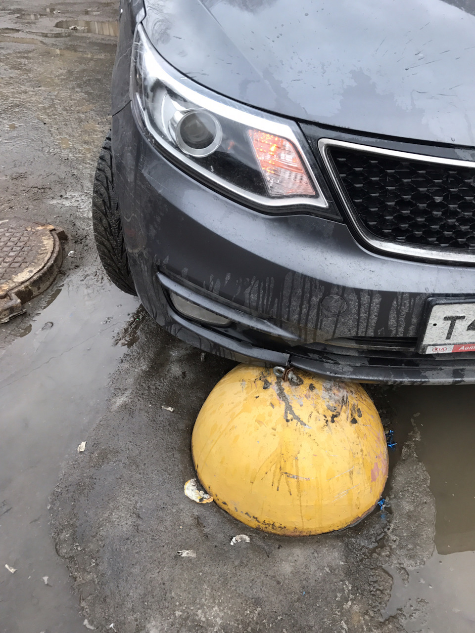 Fail😕 — KIA Rio (3G), 1,6 л, 2015 года | ДТП | DRIVE2