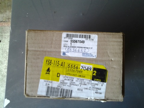 5636632 ШЕСТЕРНЯ РАСПРЕДВАЛА ВПУСКН. Z18XER =466 GM | Запчасти на DRIVE2