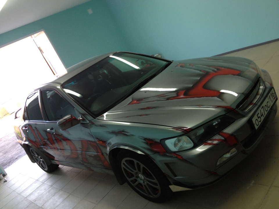 Антигравийка на капот — Honda Accord (6G), 2 л, 1999 года | кузовной ...