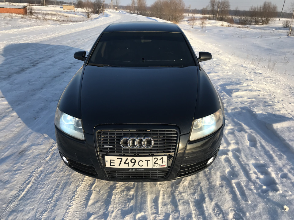 Замена передних и задних фар — Audi A6 (C6), 2,7 л, 2005 года | тюнинг ...