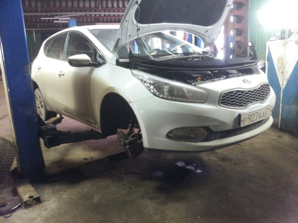 Установка H&R — KIA Ceed (2G), 1,6 л, 2013 года | тюнинг | DRIVE2