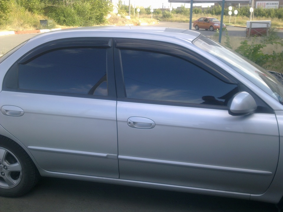 Тонировка Вернулся в строй)) — KIA Spectra, 1,6 л, 2008 года | тюнинг ...