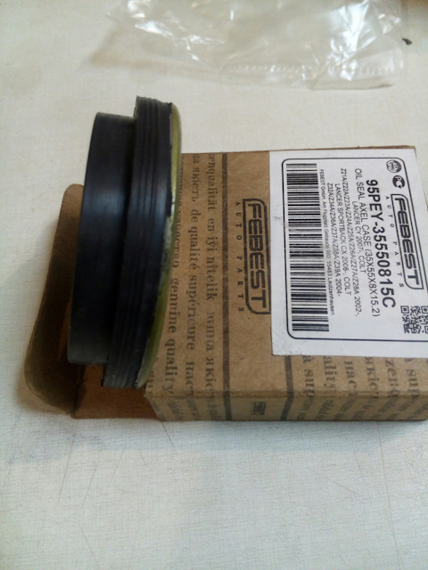 95PEY35550815C САЛЬНИК ПРИВОДА 35X55X8X15.2. FEBEST | Запчасти на DRIVE2