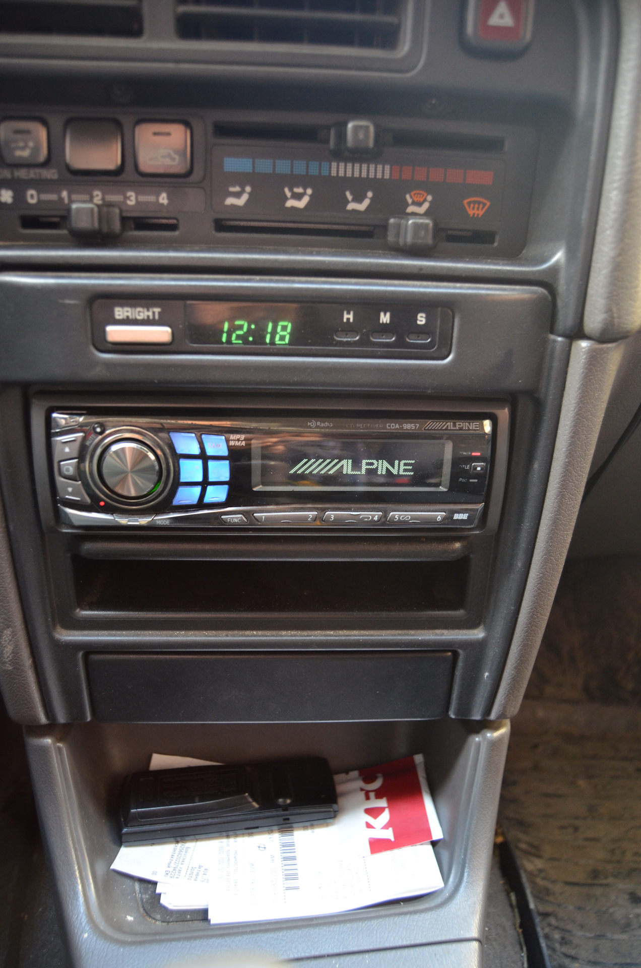 Alpine CDA-9857 американский — Subaru Legacy (BC/BJ/BF), 1,8 л, 1991 ...