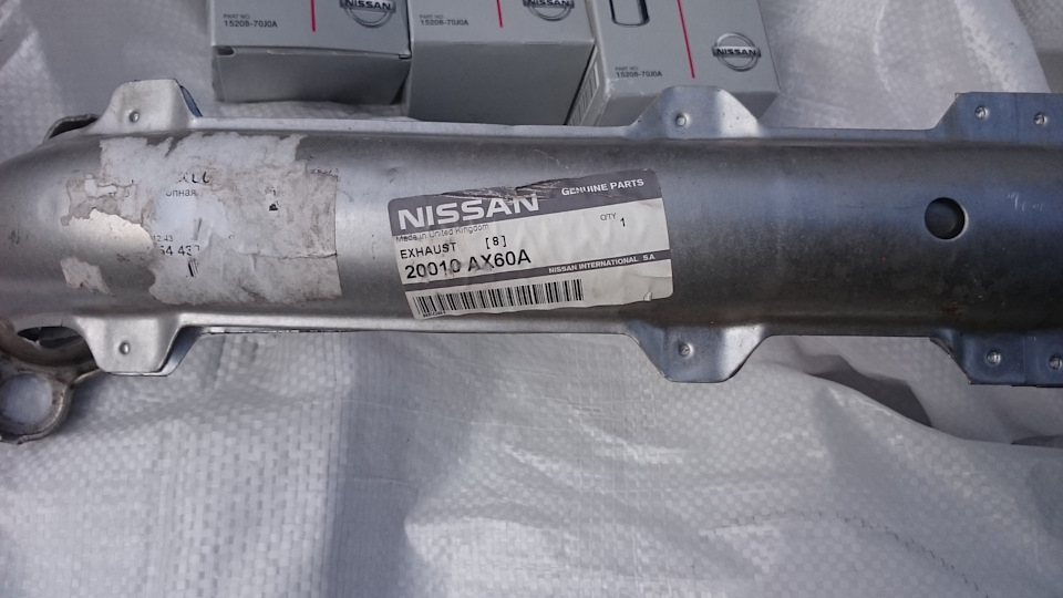 20010AX60A Труба выхлопная передняя Micra K12 NISSAN INFINITI ...