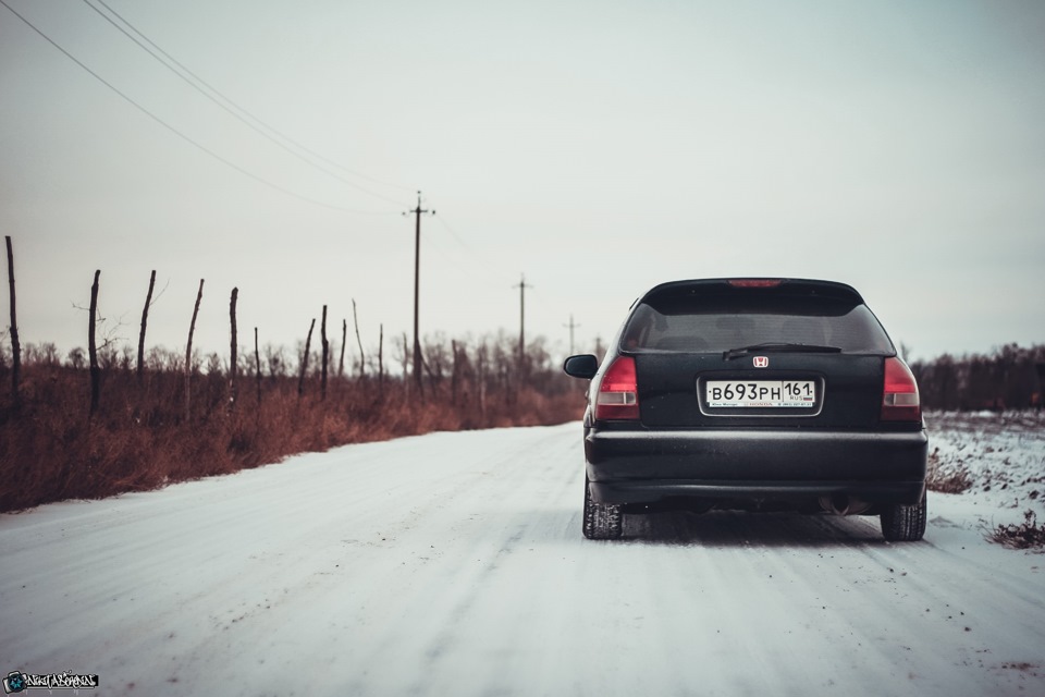 Winter coming soon. — Honda Civic Hatchback (6G), 1999 года ...
