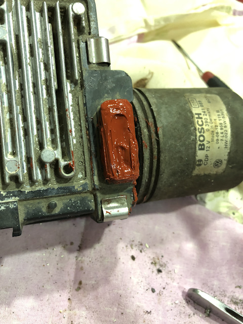 7L6955119B Мотор стеклоочистителя передний VAG | Запчасти на DRIVE2