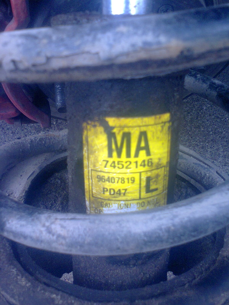 96407819 Амортизатор передний левый GM | Запчасти на DRIVE2