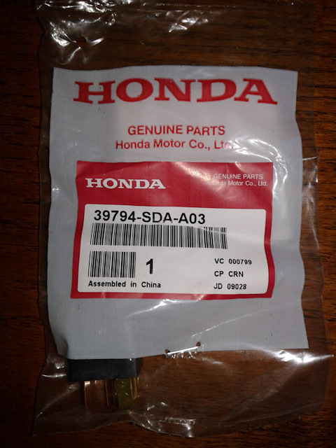 39794SDAA03 Реле Honda | Запчасти на DRIVE2