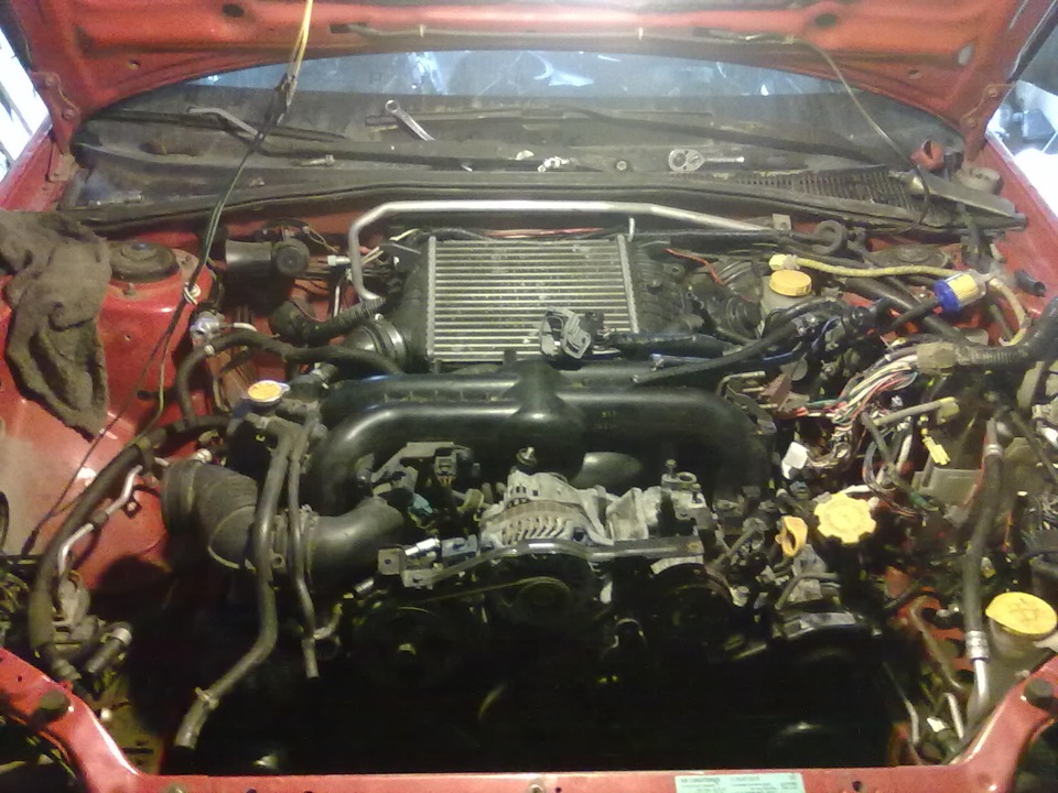 EJ20Y встал в свое место! — Subaru Impreza (GD/GG), 2 л, 2005 года ...