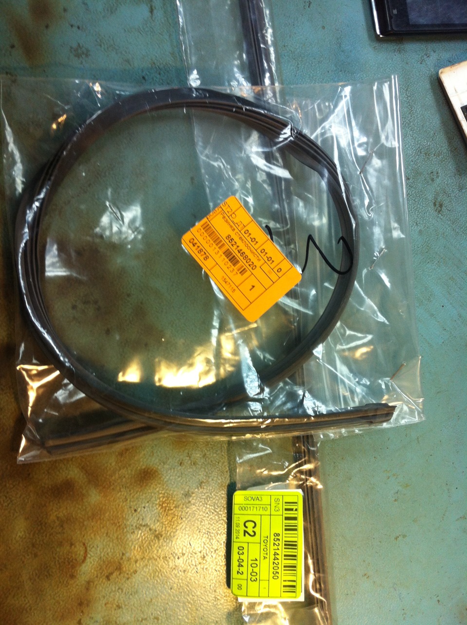 Молдинг переднего бампера, гайки, и о дворниках Denso. — Hyundai ...